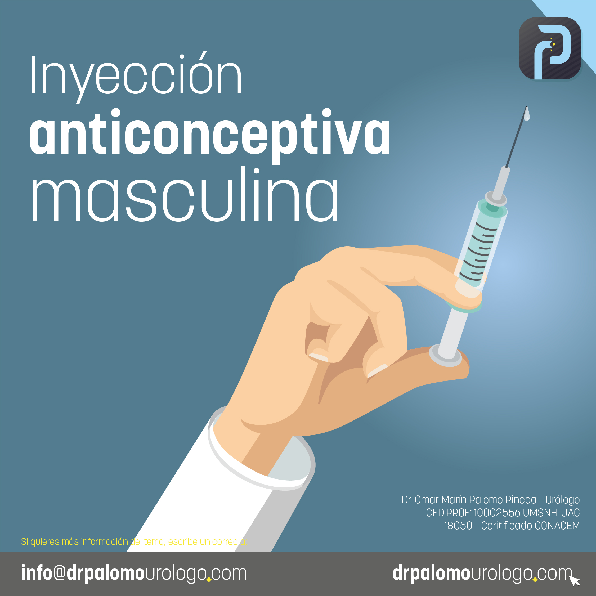 Dr Palomo Urologo | La inyección anticonceptiva masculina